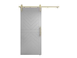 National Hardware Designer Interior Barn Door Kit - Shoemakersville, PA ...