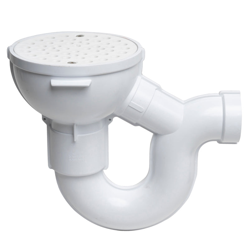 Oatey® 2 in. PVC Floor drain with P-Trap and Cleanout - Shoemakersville ...