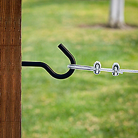 National Hardware Screw Hook 1/4" X 4-1/4", Storm Shine ...