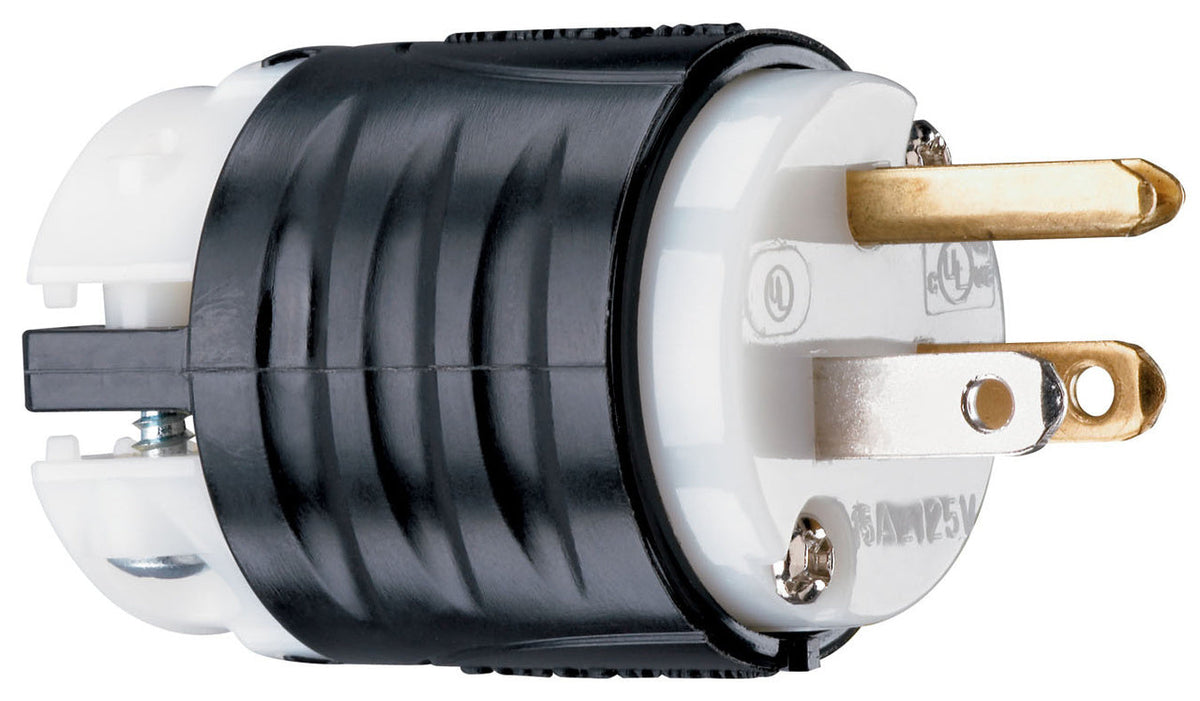 Legrand Pass & Seymour 15A, 125V Extra-Hard Use Spec-Grade Plug White ...