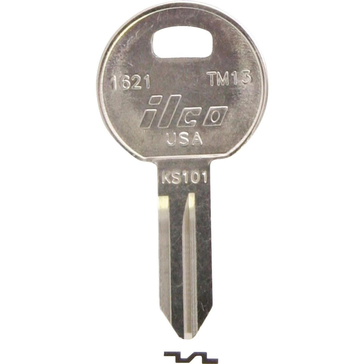 ILCO Trimark Nickel Plated Toolbox Key, TM13 (10-Pack ...